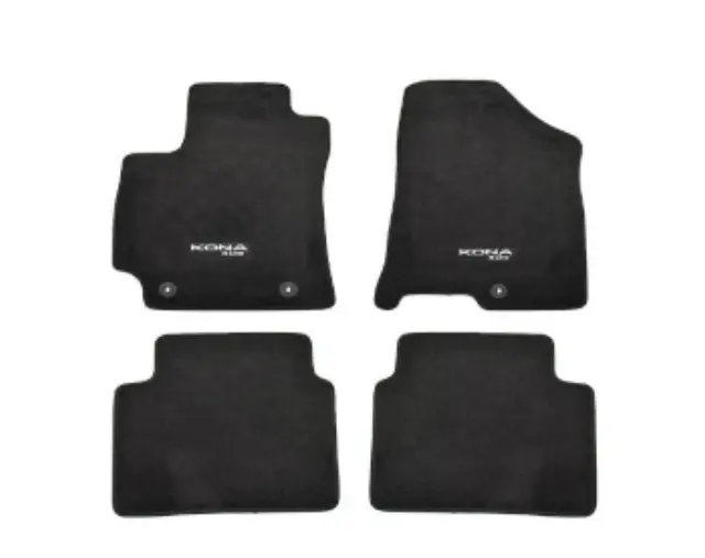 Hyundai kona carpeted floor mats store