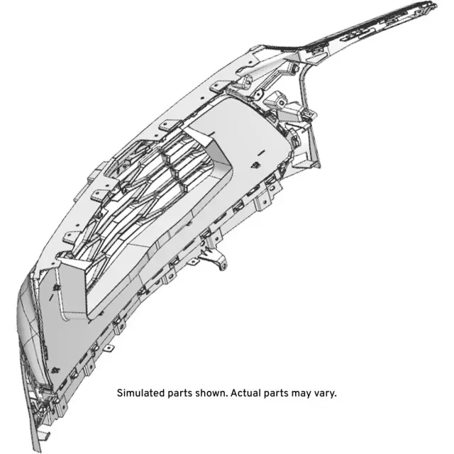 2019-2022 Chevrolet Blazer Black Ice Chrome Front Grille 84612437 GM ...