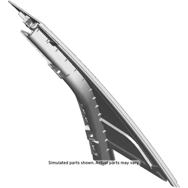 2017-2024 Cadillac XT5 Rear Passenger Side Door Window Frame Rear ...