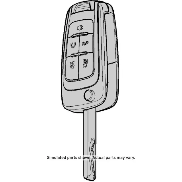 2010-2017 Chevrolet Folding Door Lock and Ignition Lock Key 20979469 ...