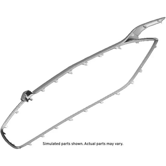 Primed Front Grille Opening Bezel 42688027 GM | GMPartsDirect.com