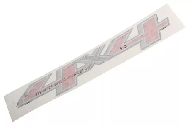 2014-2020 GM Pickup Box Side 4x4 Decal 23269921 GM | GMPartsDirect.com