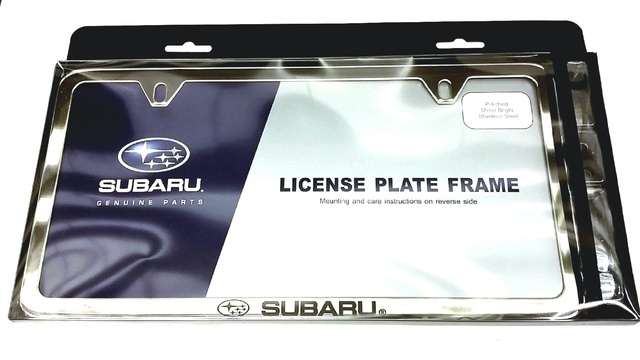 2018-2024 Subaru License Plate Frame, Slim Line Subaru SOA342L152 | OEM ...