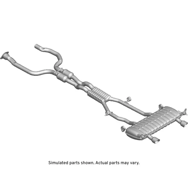23328473 - Exhaust Muffler Assembly with 3-Way Catalytic Converter ...