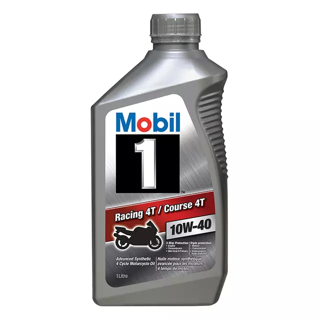 Mobil 1 Racing 4T 10W-40 Motor Oil - 1 L 88861730 | TascaParts.com