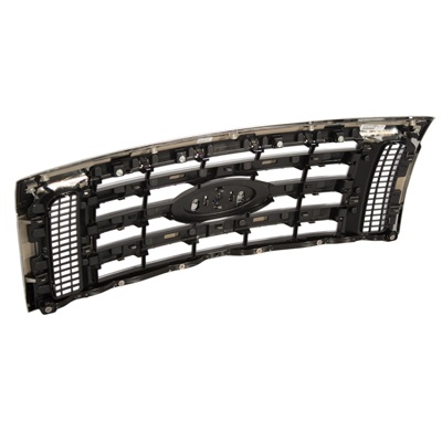 2009-2012 Ford F-150 2009-2014 Ford F-150 3 Bar Chrome Front Radiator ...