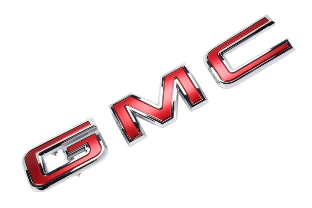 2020-2022 GMC Red Front Grille Emblem 84360934 | TascaParts.com