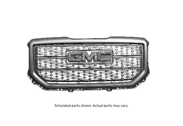 2016-2018 GMC Sierra 1500 Bright Chrome Front Grille with GMC Emblem ...