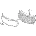2018-2021 Chevrolet Traverse Grille (Replaces Part numbers 84344490 and ...