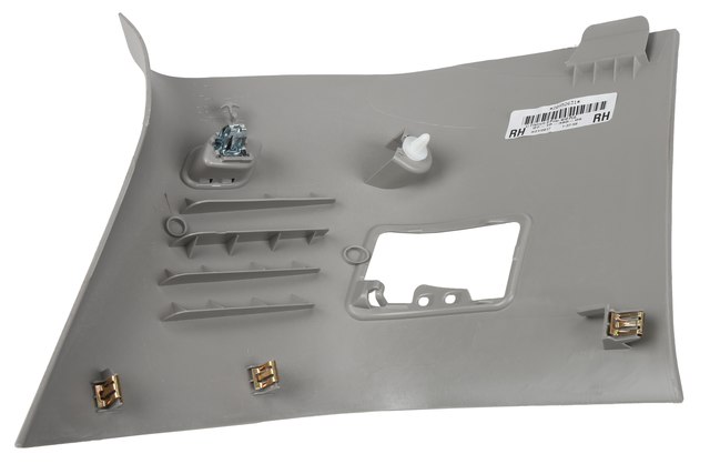 2007-2017 GM Light Titanium Passenger Side Back Body Pillar Inner Trim ...