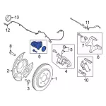 2018-2025 Ford Parking Brake Actuator JL3Z-2B712-C | Ford OEM Parts Online