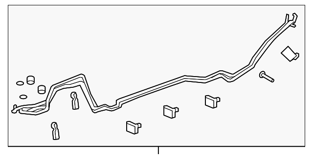 REAR AC TUBE for 2015 GMC Acadia|23199274