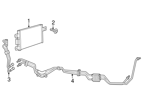 TRANS OIL COOLER for 2015 Jeep Wrangler