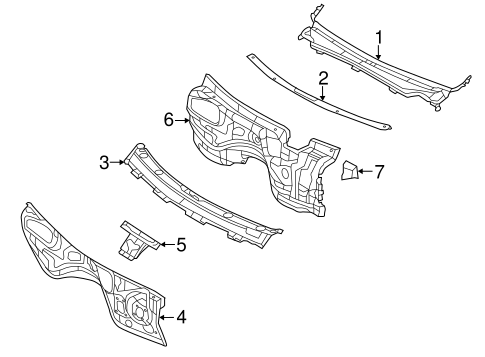 The Perfect Mopar Part For Your Vehicle - COWL for 2014 Jeep Grand Cherokee