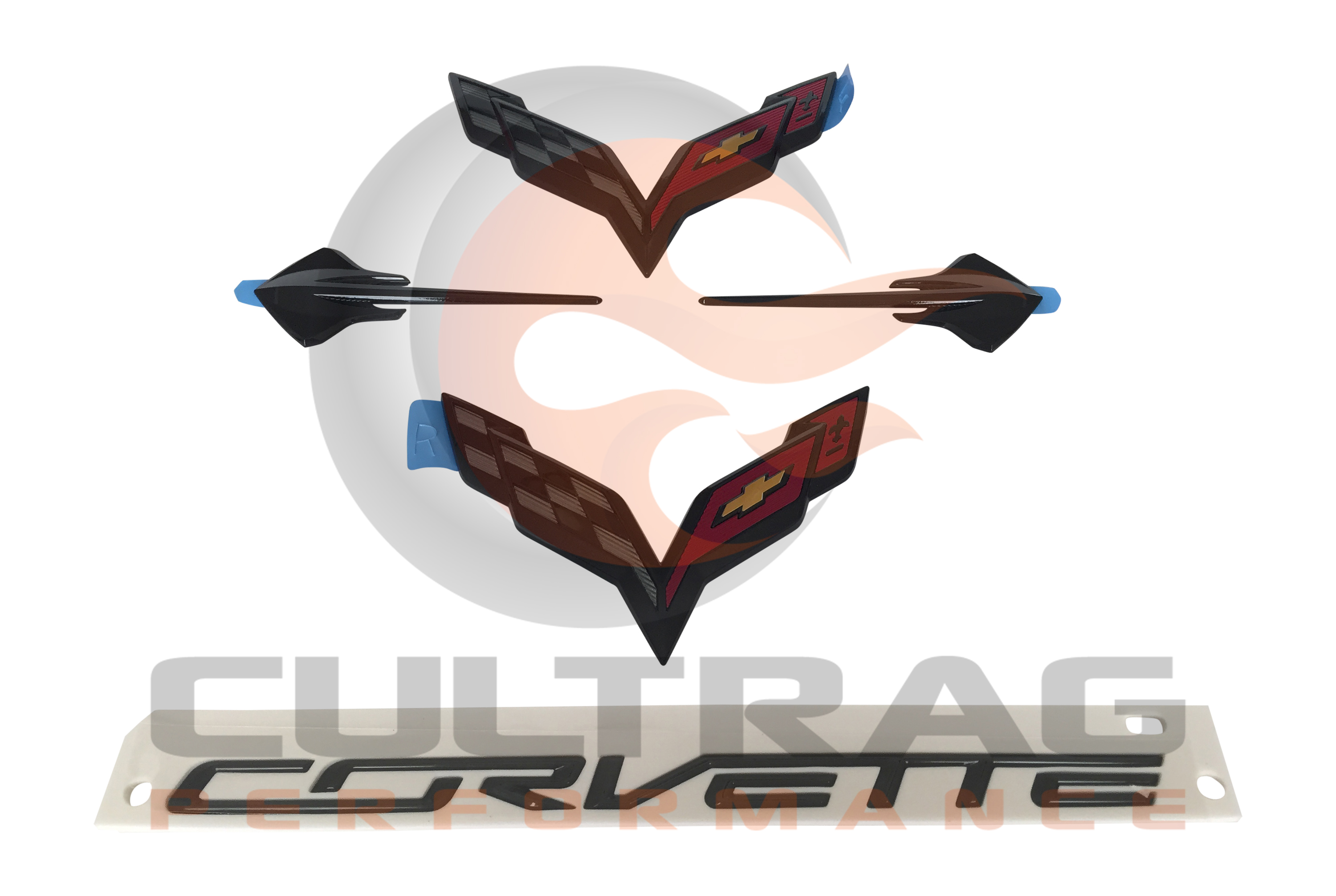 2014-2016 C7 Corvette Carbon Flash Emblem Kits (EYT) Available ...