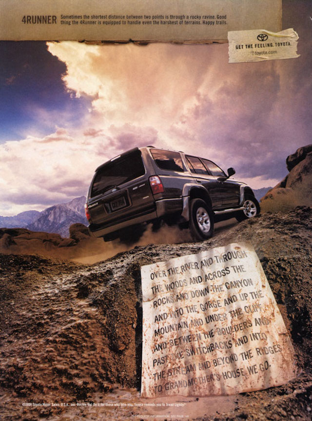 Coolest 4Runner Ads Over The Years | Toyota Parts Center