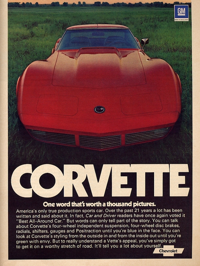 11 Nostalgia Inducing Corvette Ads | GMParts Center Blog | GM Parts Center