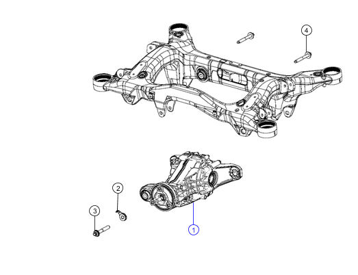 68541485AA - REAR DIFFERENTIAL WITH LIMITED SLIP - | Alfa Romeo Fiat ...