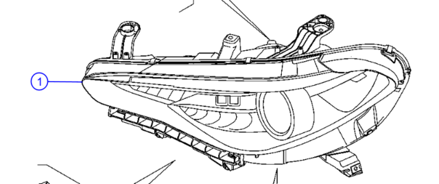 68497763AA - RIGHT HEADLAMP HI PERFORMANCE LM9 - | Alfa Romeo Fiat ...