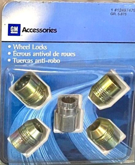 2000-2025 GM Wheel Lock Kit, Steel (For External Thread 85632231 ...