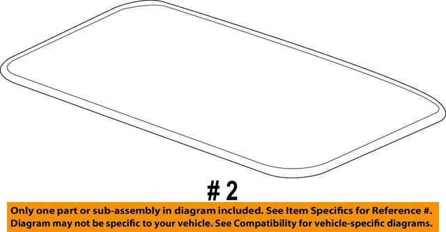22815954 - Sunroof Glass Seal - 2007-2020 GM | Findlay Auto Parts