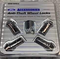 2023-2024 Ford Mustang Anti Theft Wheel Locks Kit | Lasco Auto Parts