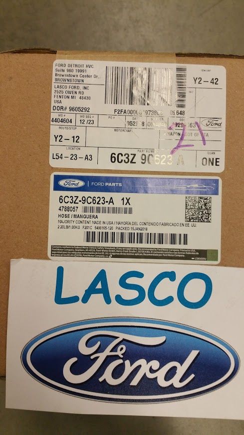 6C3Z-9C623-A - 6c3z-9c623-a Ford Super Duty air duct inlet pipe 6.0 ...