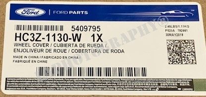 2017-2020 Ford Suoer Duty Aluminum Wheelk Cap 19.5 Inch Chrome | Lasco ...