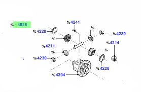 FL3Z-4026-C - internal Differential assembly only - 2007-2024 Ford ...
