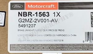 FU2Z-2V001-G - Kit - Brake Lining Front - 2012-2015 Ford Focus | Lasco ...