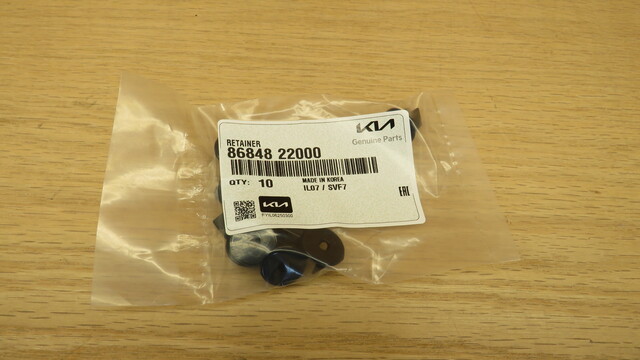 86848-22000 - Fender Liner Retainer Nut 2004-2024 Kia | Kia Cheap Parts