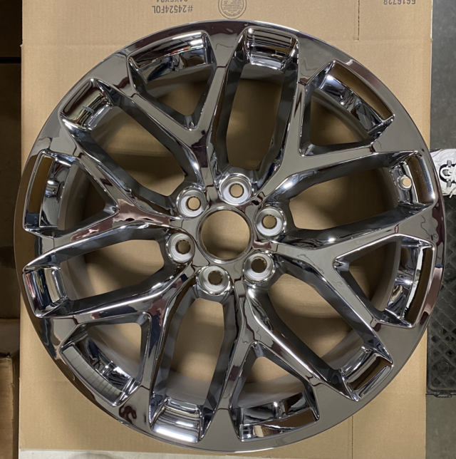 84346103 - 22 Wheel, 6-Split Spoke, Chrome 2014-2020 GM | GM Wholesale ...
