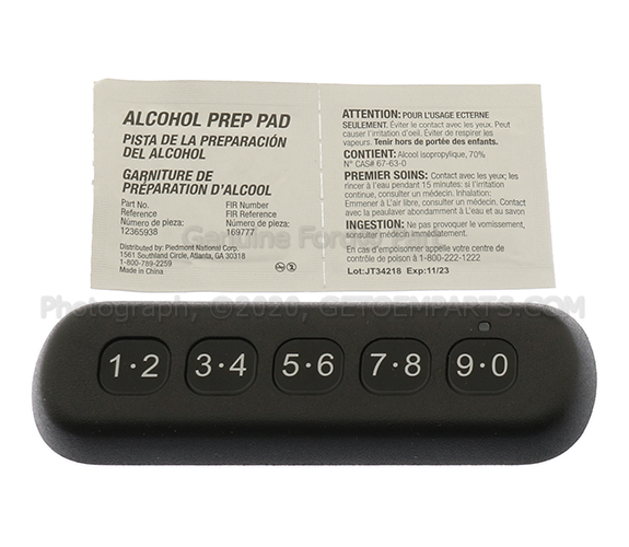 2007-2024 Ford Keyless Entry Keypad KB3Z-14A626-A | GetOEMParts.com