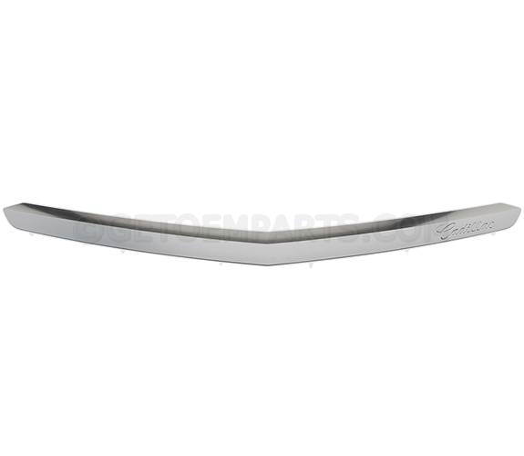 2015-2019 Cadillac ATS Galvano Silver Rear Bumper Fascia Center Upper ...