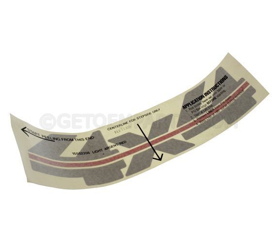 1988-2000 GM Pickup Box Side Rear Decal 15552356 | GetOEMParts.com
