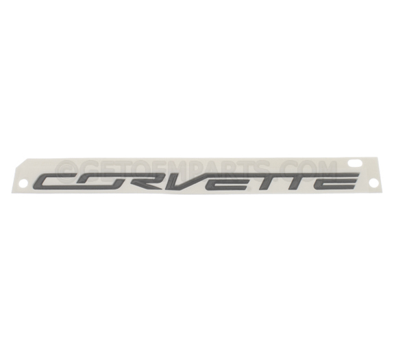 2015-2019 Chevrolet Corvette Rear Deck Lid Corvette Name Plate in ...