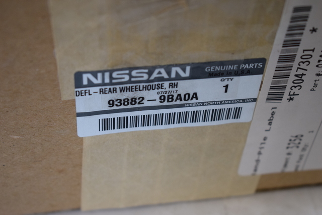 93882-9BA0A - Deflector - 2012-2019 Nissan Frontier | World OEM Parts ...