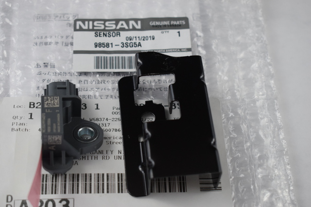98581-3SG5A - Air Bag Impact Sensor - 2013-2019 Nissan | World OEM ...