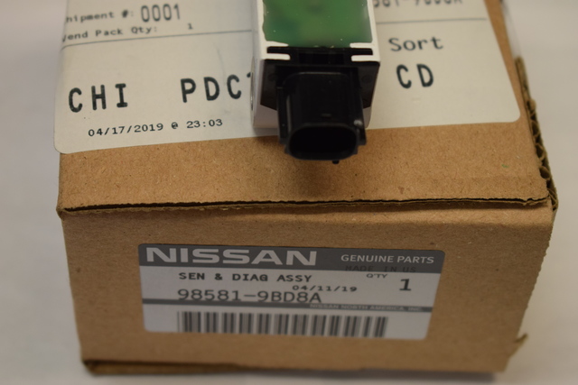 98581-9BD8A - Ft Impact Sensor - 2012-2014 Nissan | World OEM Parts Nissan