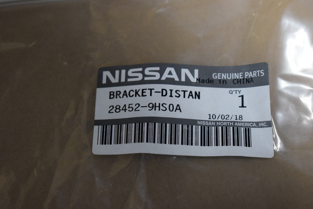 28452-9HS0A - Distance Sensor Bracket - 2016-2018 Nissan Altima | World ...