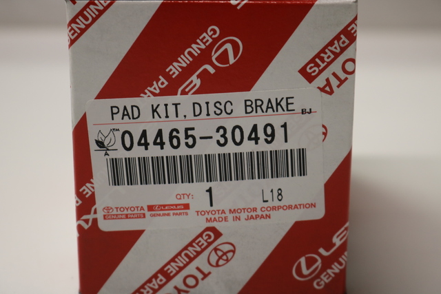 04465-30491 - Disc Brake Pad Set Front 2013-2020 Lexus | Lexus of ...