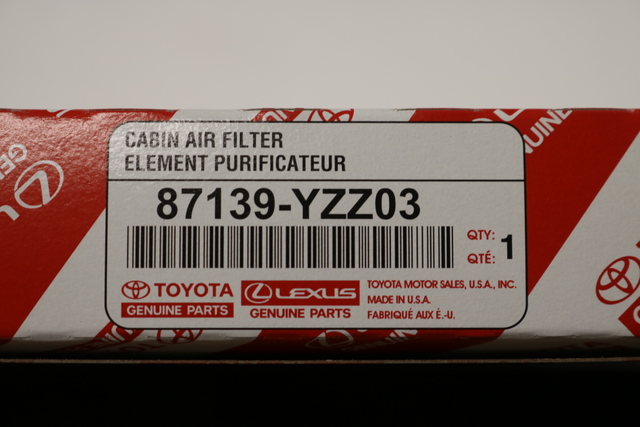 87139-YZZ96 - Cabin Air Filter 2002-2006 Lexus | Lexus of Stevens Creek ...