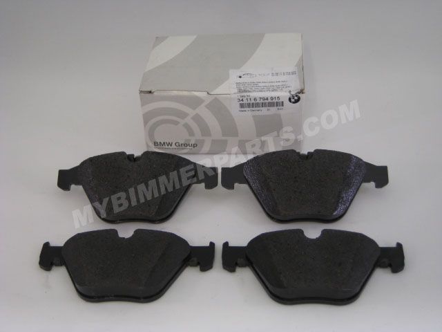 Genuine Brake Pads Front 2002-2010 BMW Part# 34-11-6-794-915 | My ...