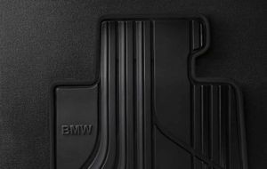 Genuine All Weather Floor Mats, Front, Basic Line - BLACK 2014-2018 BMW ...