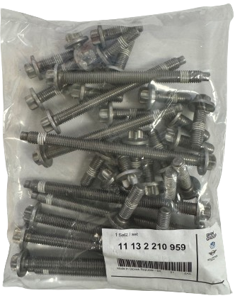 OEM BMW Set of aluminum screws Part# 11132210959 | BMW Parts Center