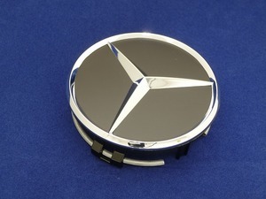 2008-2020 Mercedes-Benz Hub Cap - Raised Star - Matt Black 220-400-01 ...