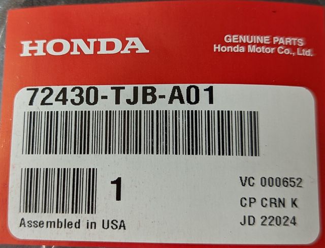 2019-2021 Acura RDX Front Right Passenger Door Sash Applique Garnish ...