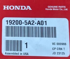 192005A2A01 - 2016-2017 Honda Accord 2017-2019 CR-V Engine Water Pump ...