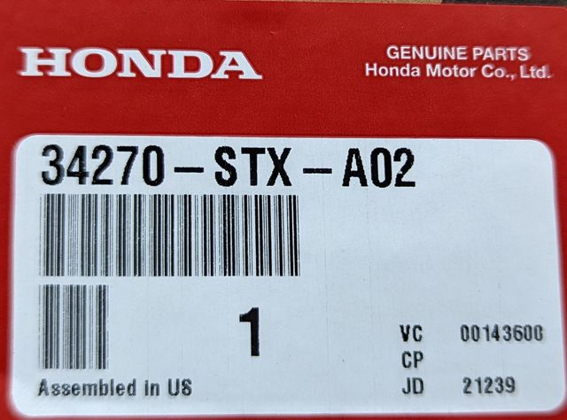 34270-STX-A02 - 2007-2013 Acura MDX - Light Assembly, High Mount Stop ...
