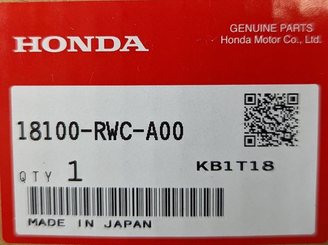18100-RWC-A00 - 2007-2012 Acura RDX - Manifold, Ex | All Discount Parts ...